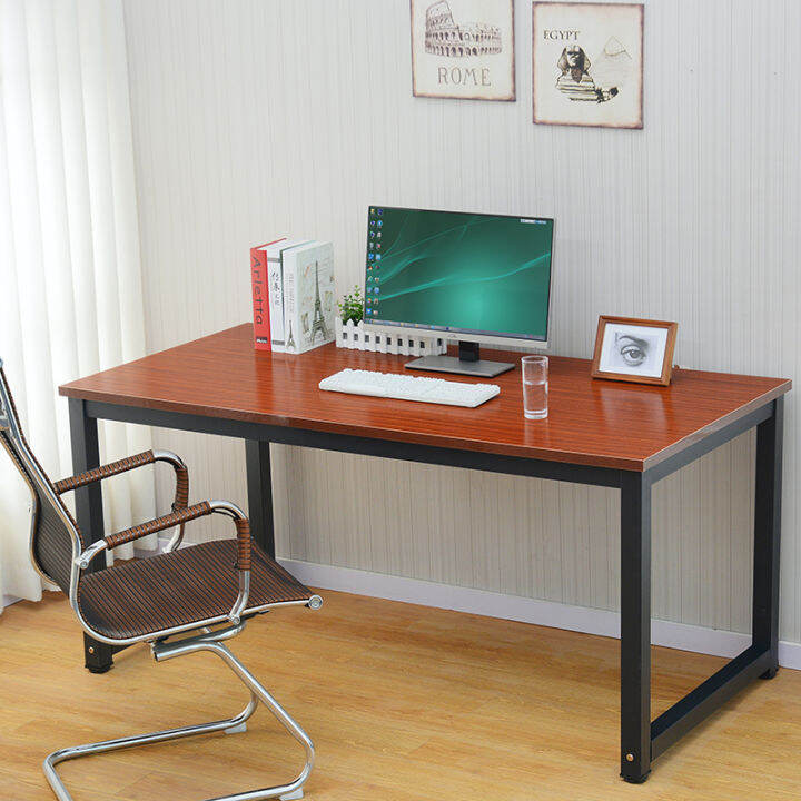 Computer desk thick desk durable desktop thickened steel frame ...