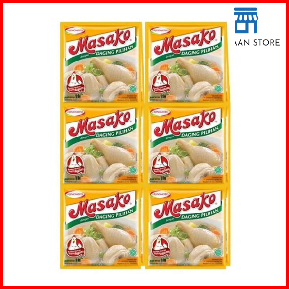 Masako Bumbu Masak Sachet 9 Gram X 6 Pcs | Lazada Indonesia