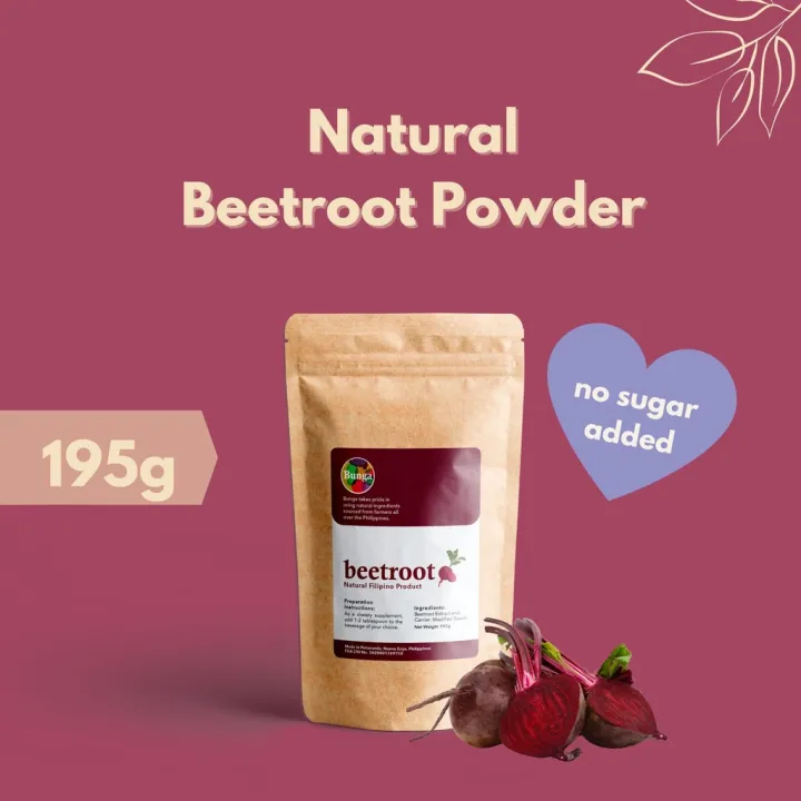 【new】 Natural Beetroot Powder (195g 1kg) | Lazada PH