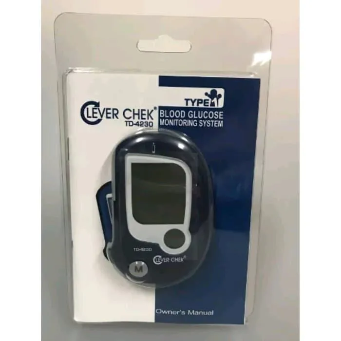 Clever Chek Blood Glucose Monitoring System Cek Gula Darah Meter Only ...