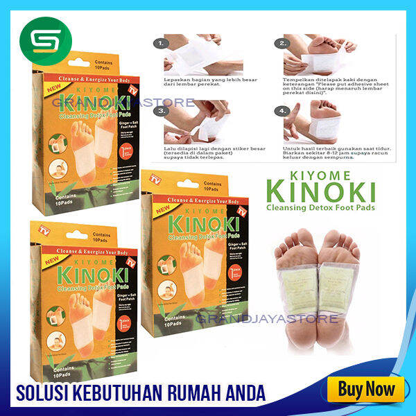 KINOKI DETOX KAKI ORIGINAL ASLI Gold detox food pad - Koyo penyerap ...