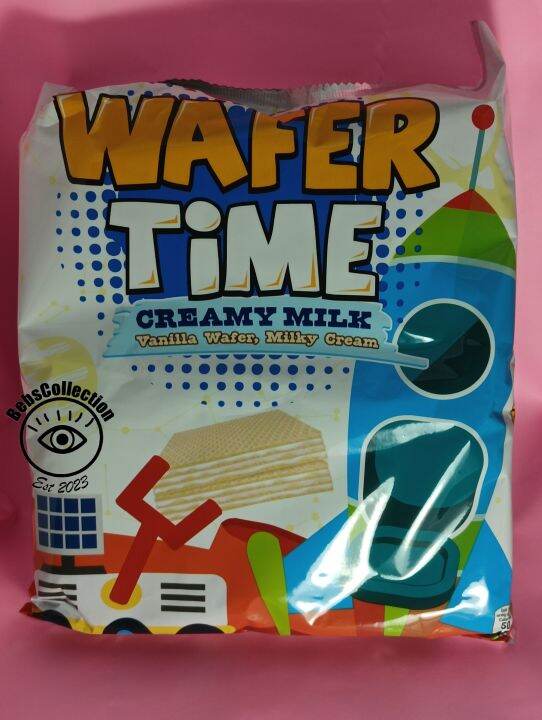 Rebisco Wafer Time Creamy Milk Vanilla Wafer, Milky Cream 220g / 20 ...