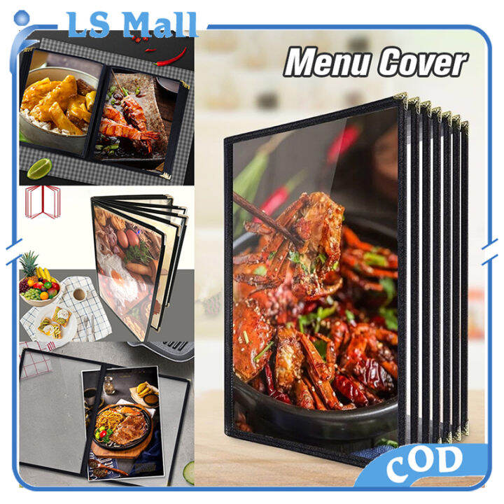 Menu Covers A4 Transparent Restaurant Menu Covers Restaurant Kitchen ...