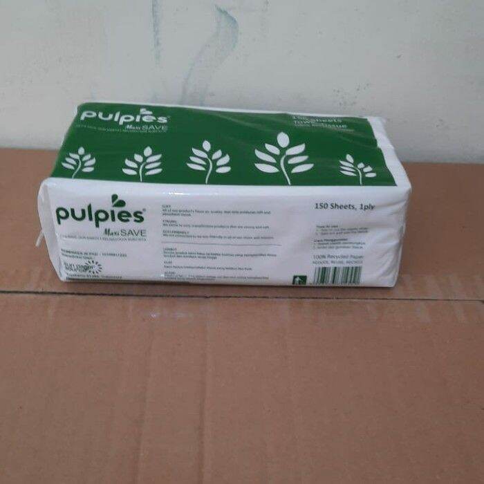 Tissue Tisu Pulpies Hand Towel 150 Sheet 1ply Maxi Save | Lazada Indonesia
