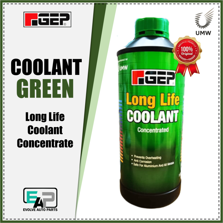 UMW GEP Coolant Green 1Liter Long Life Coolant Concentrated | Lazada