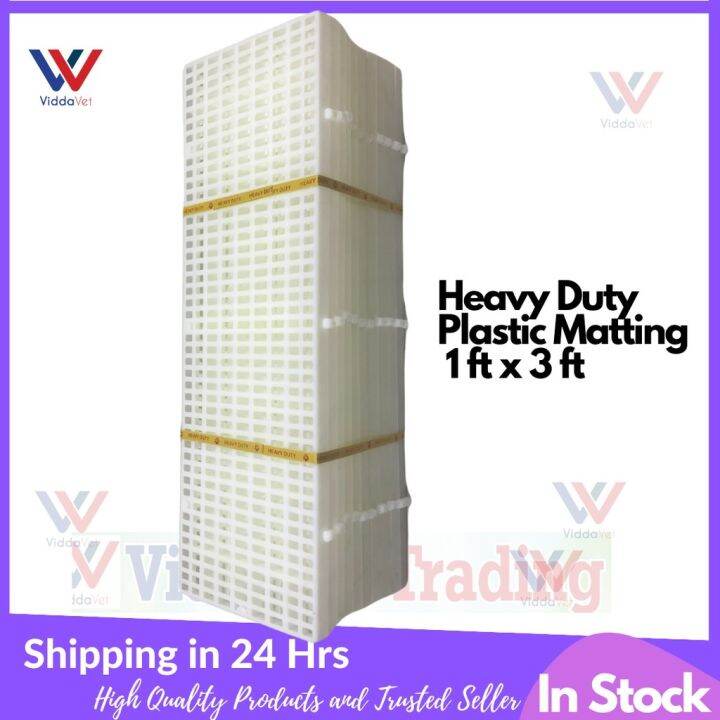 WHITE Plastic Matting 1ft x3 ft Heavy Duty High Density HDPE ...