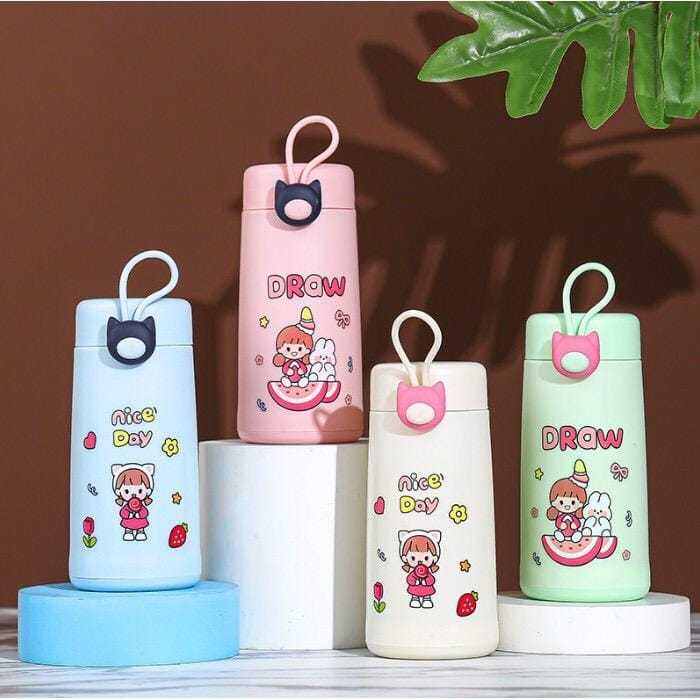 BOTOL MINUM NICE DAY motif animasi Anak (free kotak) | Lazada Indonesia