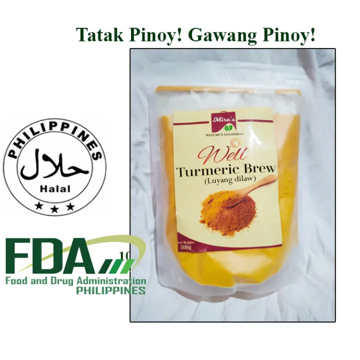 Mira's Turmeric Brew (Luyang Dilaw)Herbal Tea 3in1 500g | Lazada PH