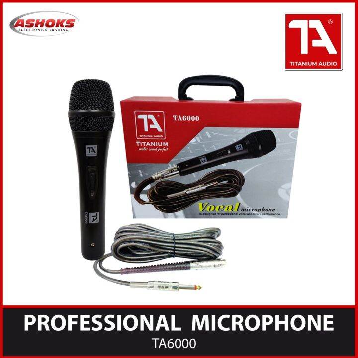 Titanium Audio TA 6000 Microphone / TA6000 Professional Wired ...