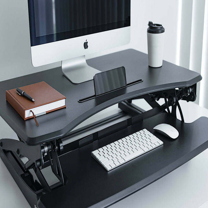 HC LOVE Height Adjustable Sit Stand Desk Converter Riser ,Standing Desk ...