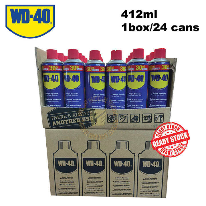 WD-40 MULTI-USE ANTI-RUST SPRAY PRODUCT (412ml x 24cans)-Box | Lazada