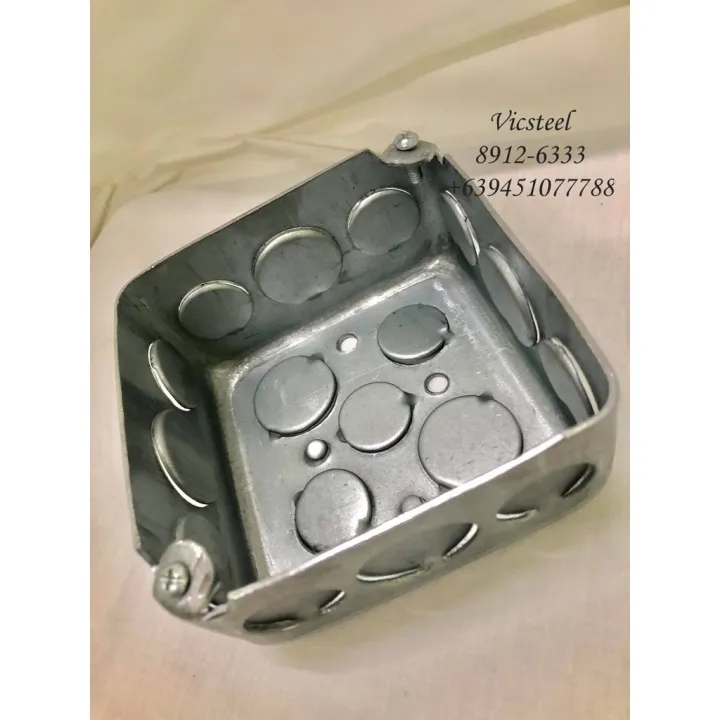 Square Box with Cover Metal #16 4x4 Deep Type belt for men | Lazada PH