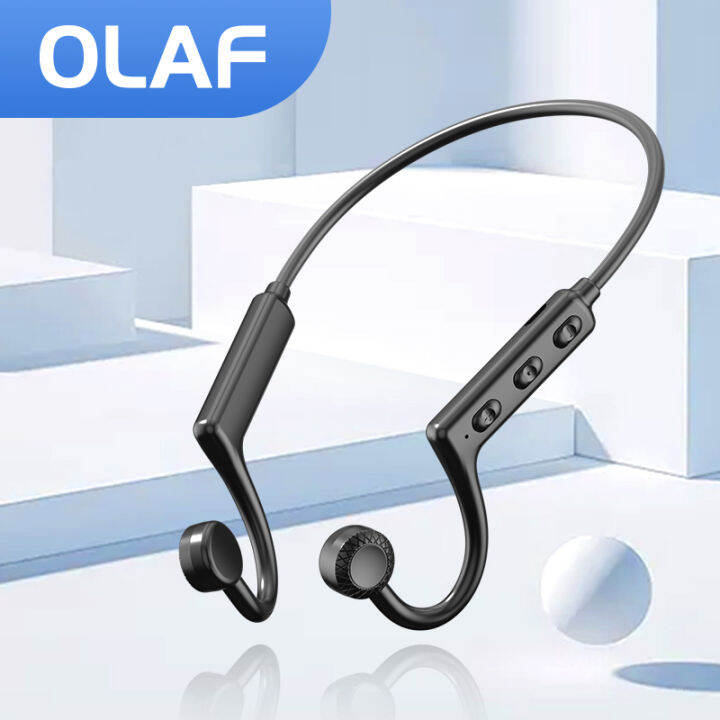 OLAF Bone Conduction Wireless Bluetooth Headphones Bluetooth Caixa de ...