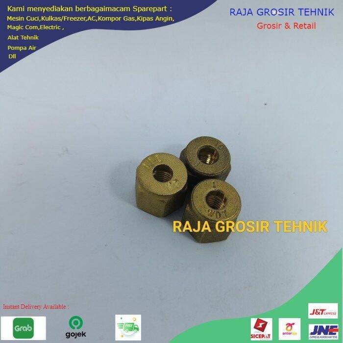 Nut Nepel AC 1/4 Kuningan/Mur Neple/Niple Pipa AC | Lazada Indonesia