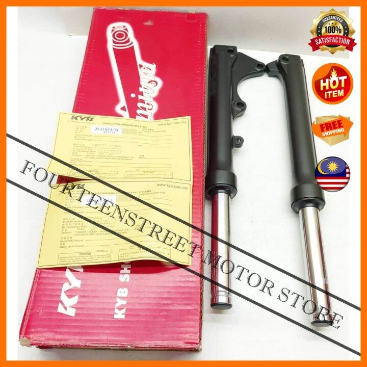 100% KYB Kayaba Yamaha Ego LC / Ego-LC / EgoLC (44P) Front Fork Assy / Depan Damper Absorber ...