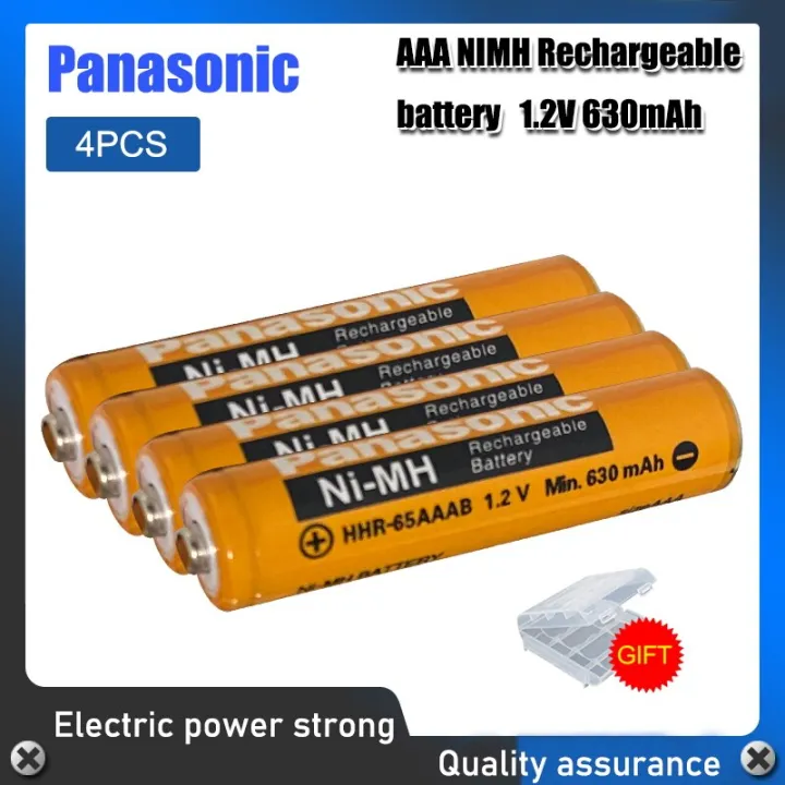 1.2V AAA HHR-65AAABU Ni-MH Rechargeable Battery 630mah For Panasonic ...