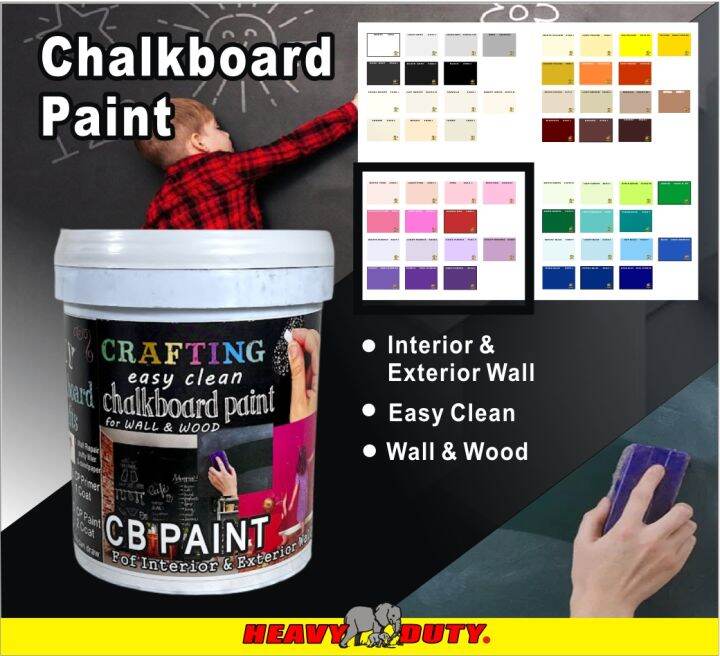 1L Chalkboard Paint / Crafting Easy Clean / Wall & Wood / Interior ...