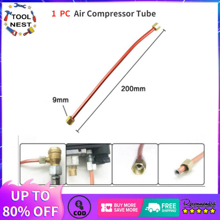 Tool Nest 1 PC 200mm Air Compressor Exhaust Tube Replacement Air Pipe ...