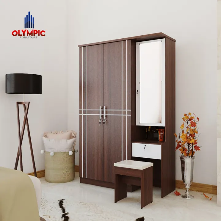 Lemari Pakaian Pintu Meja Rias Lemari Pakaian Kombinasi Meja Rias seri ...