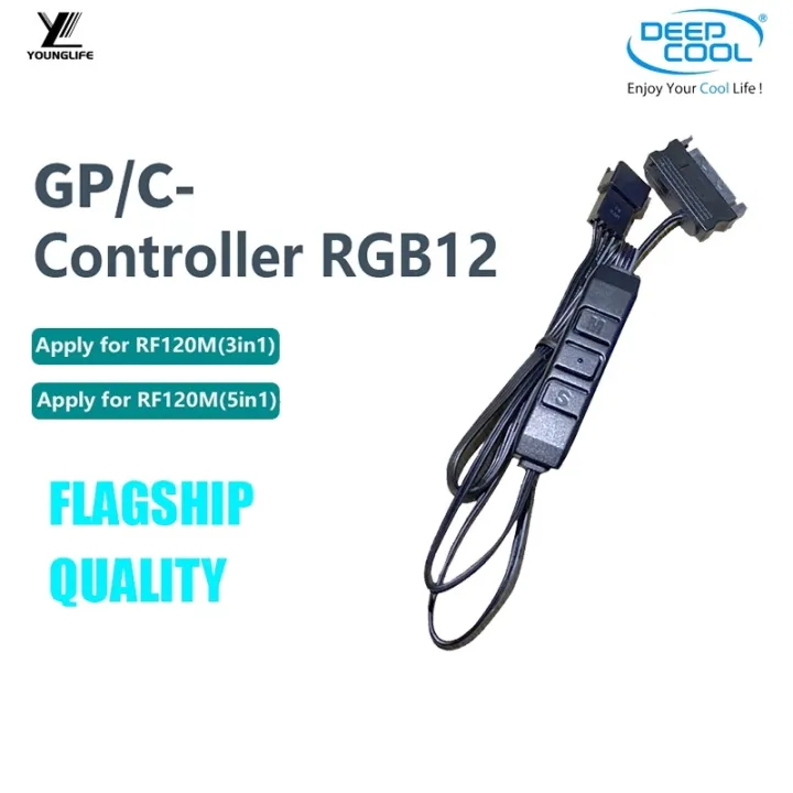 Deepcool Rgb Controller Apply To Deepcool Rf120 Rgb 3 In 1 And Deepcool Rf120 Rgb 5 In 1