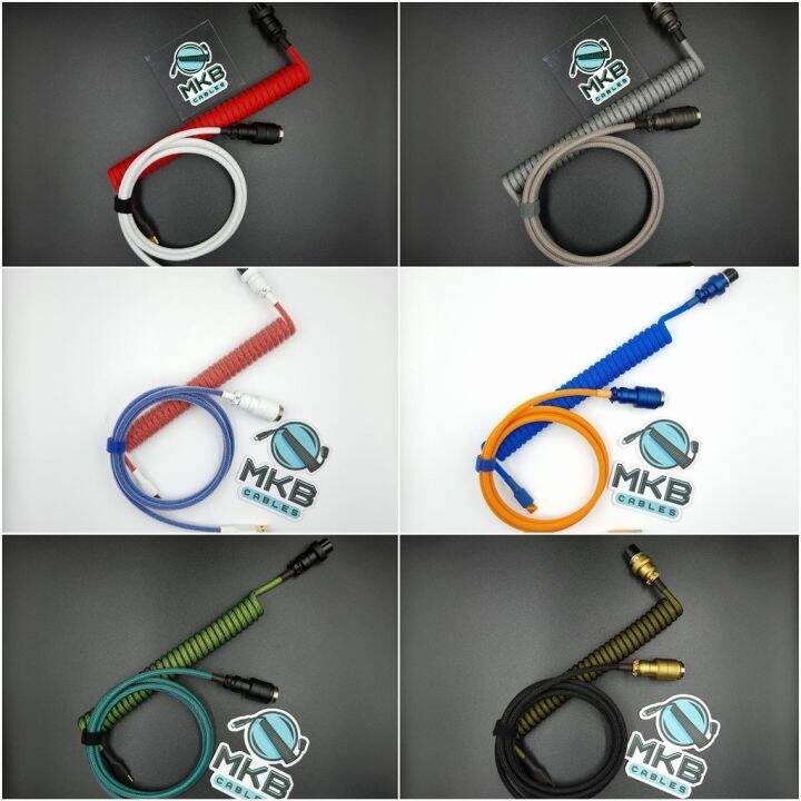 Custom Coiled Cable [Two Tone Series] [Mech Keyboard] [Type C] [Micro ...