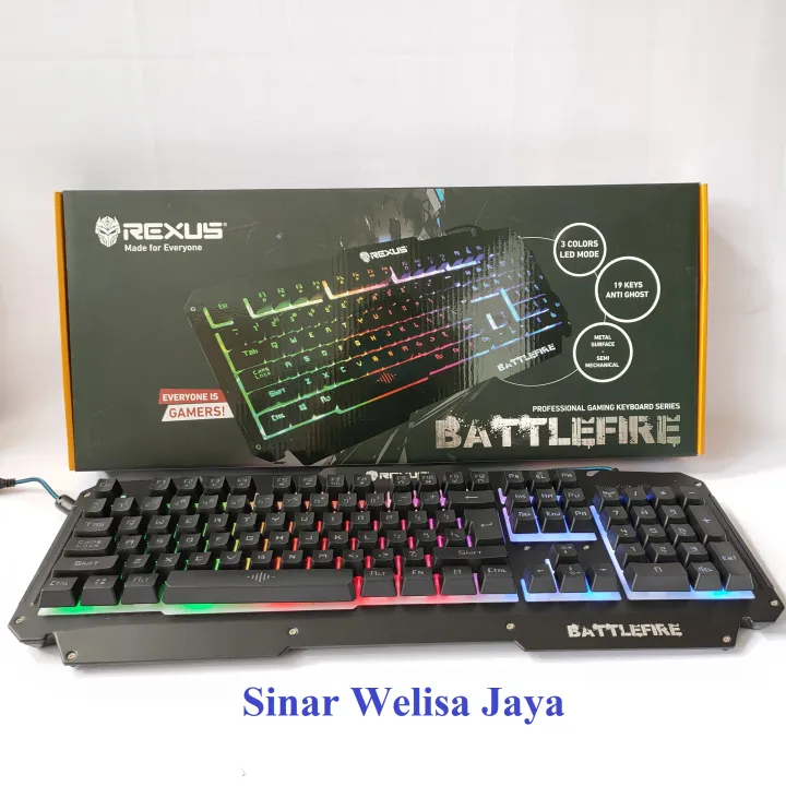 Rexus Gaming Keyboard Battlefire K9D | Lazada Indonesia