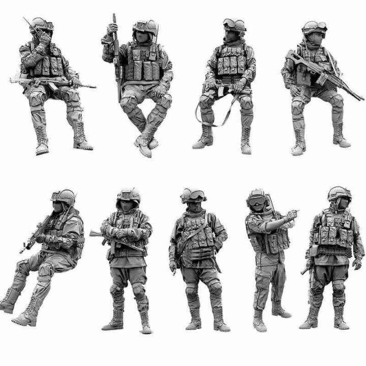 1/35 Russian Modern Special Forces Soldier White Model Kit High Quality ...