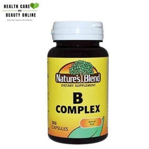 Nature's Blend B-Complex 100 capsules. 100% Authentic! | Lazada PH