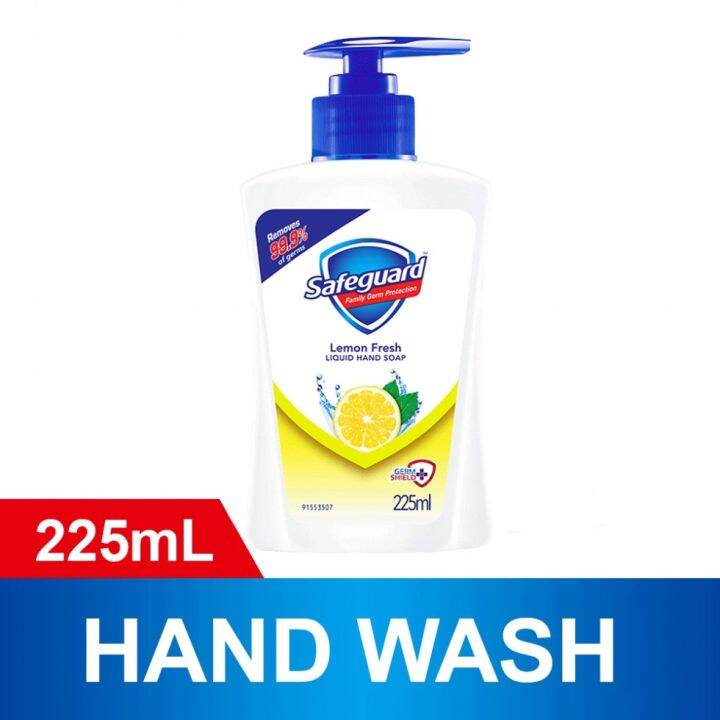 SAFEGUARD LIQUID HAND SOAP LEMON FRESH 225ML | Lazada PH