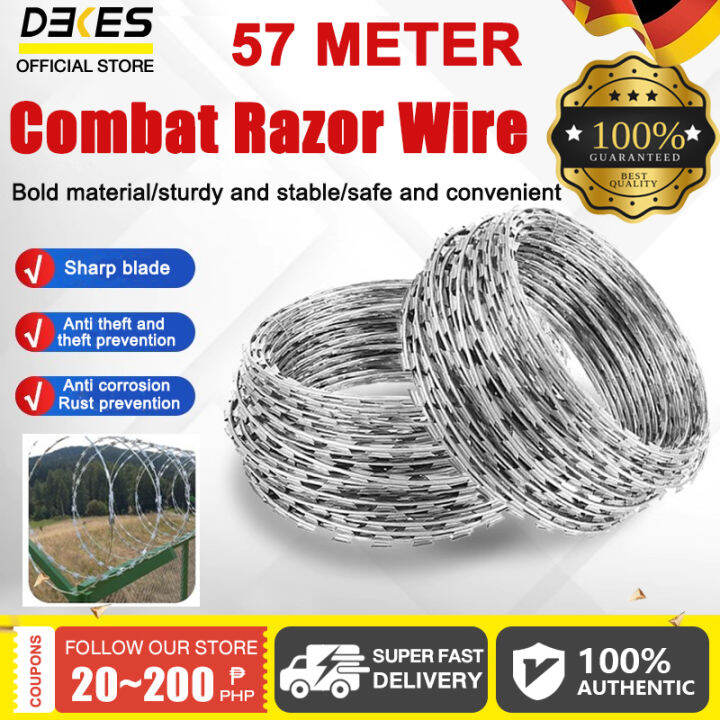 DEKES 57 METER | Razor Wire/Combat Wire/Military Barbed Wire/Security ...