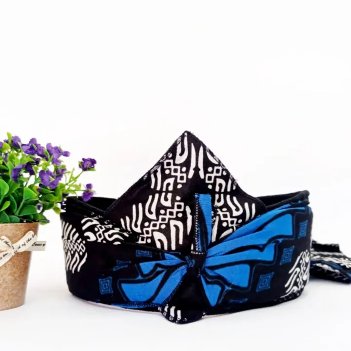 Iket Sunda Tradisional Lereng Biru-Iket Batik Totopong Batik Totopong ...