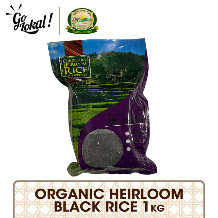 ORGANIC HEIRLOOM BLACK RICE 1KG | Lazada PH