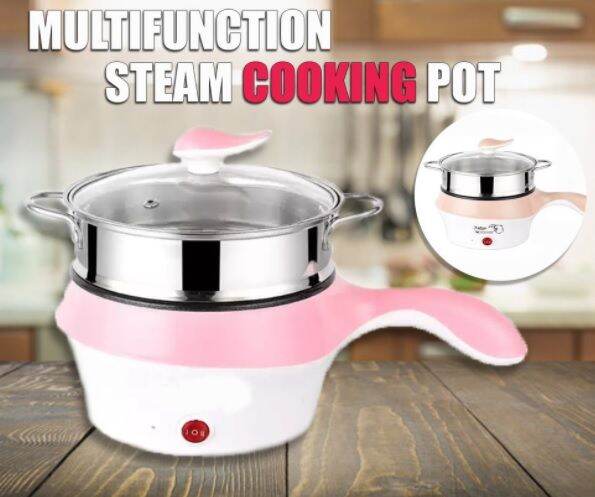 Multifunction Electric Mini Steam&Cooking Pot Non-Stick Coating Pot ...