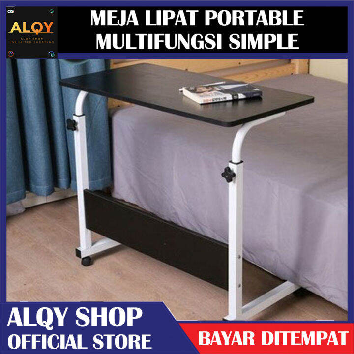 Meja Lipat Portable , Dengan Roda Dorong Siple Ergonomis Murah Varian 1 ...