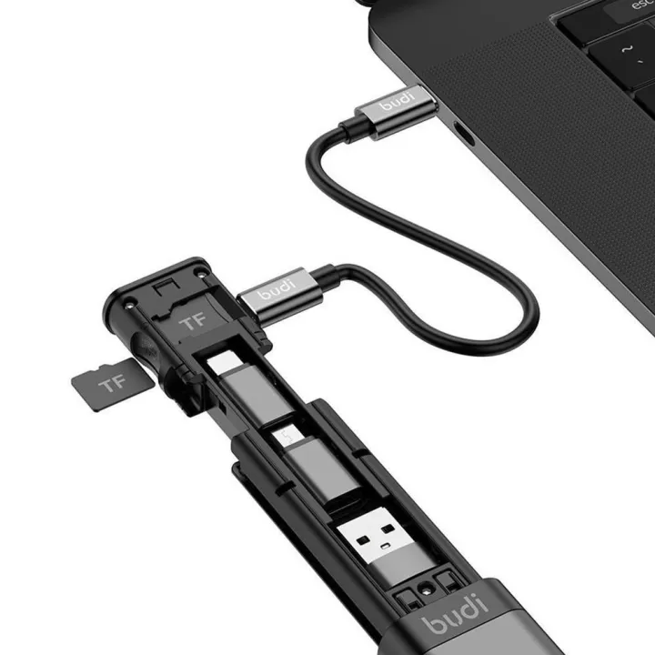 Budi Multi-function Smart Adapter Multi-function Data Portable Cable ...