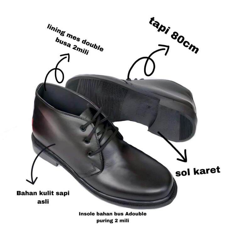 Sepatu PDH Kulit Sepatu Pdh Dinas Kantor Sepatu PDH Pria | Lazada Indonesia