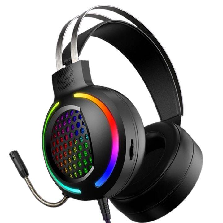Gaming Headset 3.5 Interface 7.1USB Interface Gaming Headset RGB Lamp ...