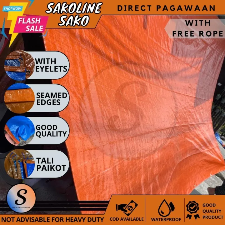 8x32FT HIGH QUALITY SAKOLINE 100% WATERPROOF TRAPAL LONA TOLDA ...