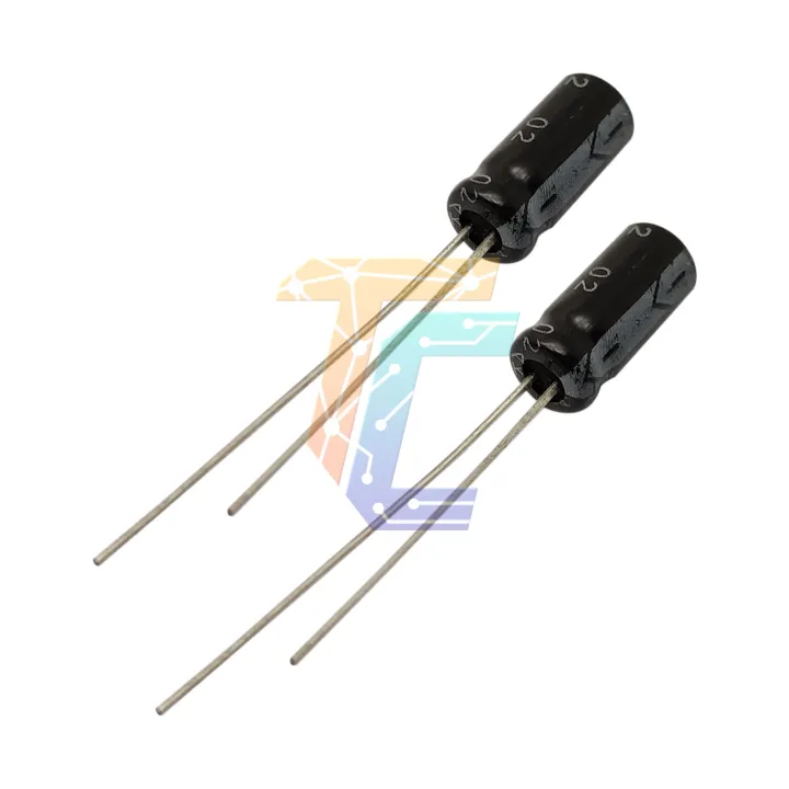 2pcs 4.7uf 16v capacitor 4.7 uF 16 VDC Aluminum Electrolytic Capacitors ...