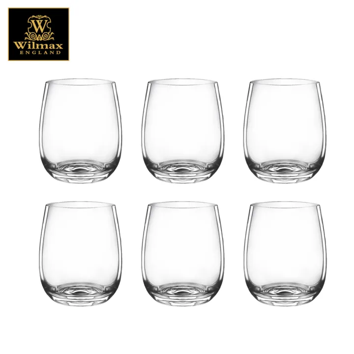 Wilmax England Whisky Glass 13oz/370ml ( Set of 6 ) | Lazada PH