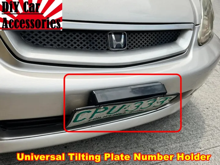 Universal Tilting Plate Number Holder (JDM Design) | Lazada PH
