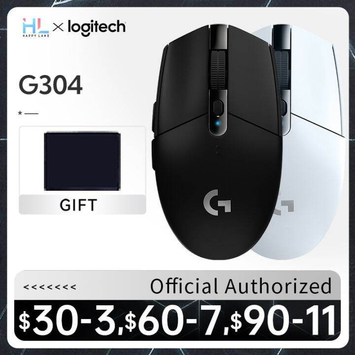 Original Logitech G304 / G305 Wireless Gaming Mouse PC Gamer 12000DPI Hero Sensor RGB Usb For ...