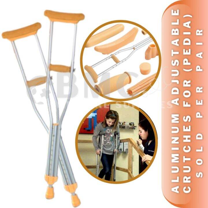 Aluminum Adjustable Crutches Light Weight or Saklay for (Pedia) Sold ...