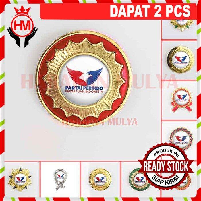 Pin Partai Perindo Pin Bros Logo Partai Perindo Model Premium - Harapan ...