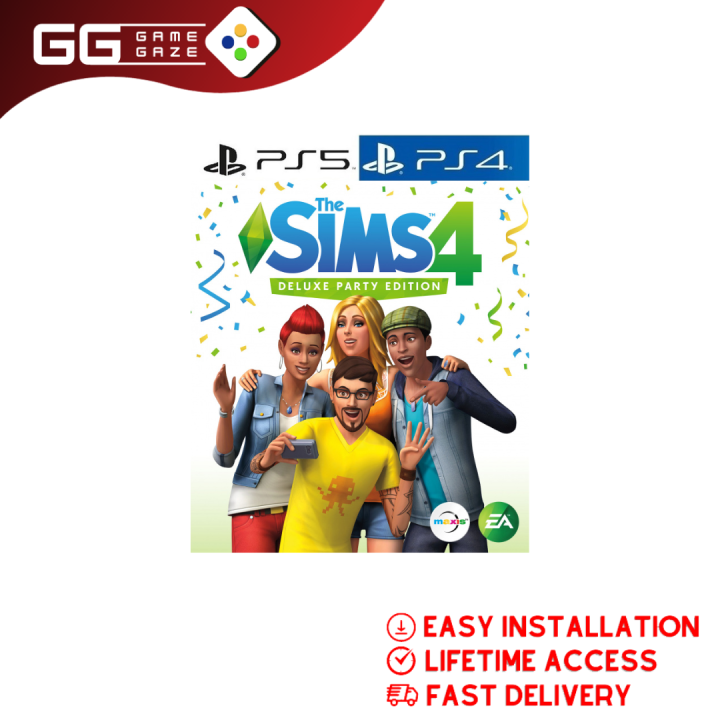 The Sims 4 Deluxe Party Edition Full Game (PS4 & PS5) Digital Download ...