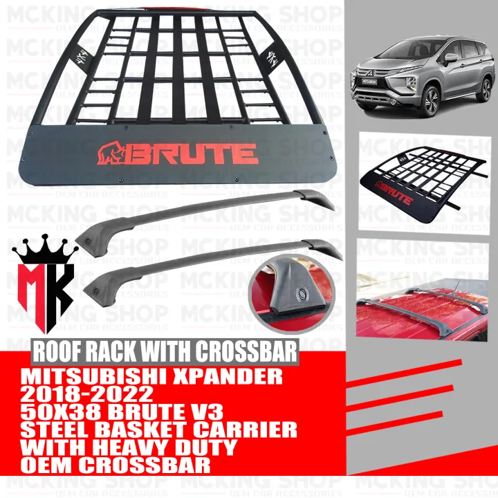 Mitsubishi Xpander 2018-2022 BRUTE 50x38 Roof Rack / Roofrack Top Load ...