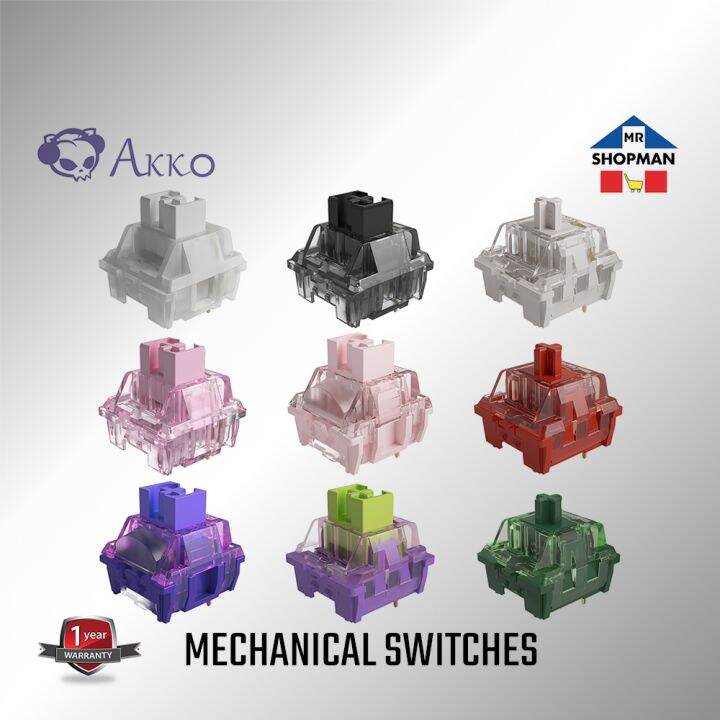 【Ready Stock】 Akko CS Mechanical Keyboard Switch | Lazada PH