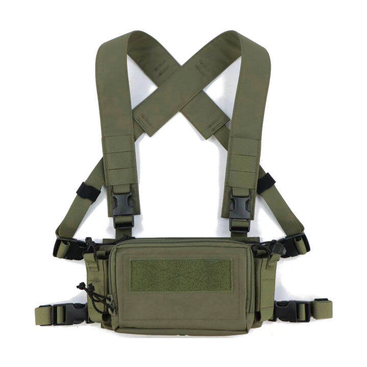 TWINFALCONS Modular Tactical Chest Rig Multi-function Vest Lightweight ...
