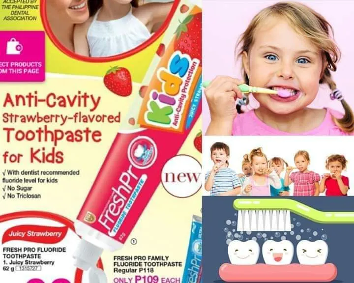 FRESH PRO KIDS STRAWBERRY TOOTHPASTE | Lazada PH
