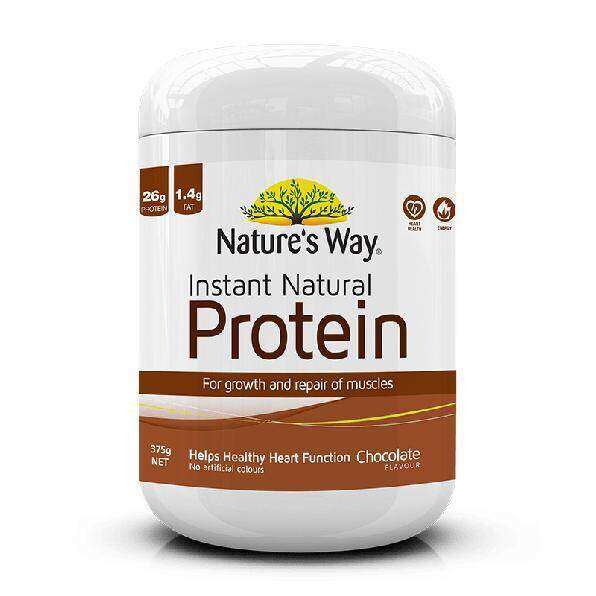Nature's Way Instant Natural Protein Chocolate Flavour 375g | Lazada